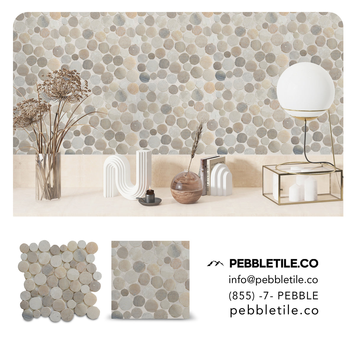 Creative Tile Designs Mosaic Magic | Pebble Tile
