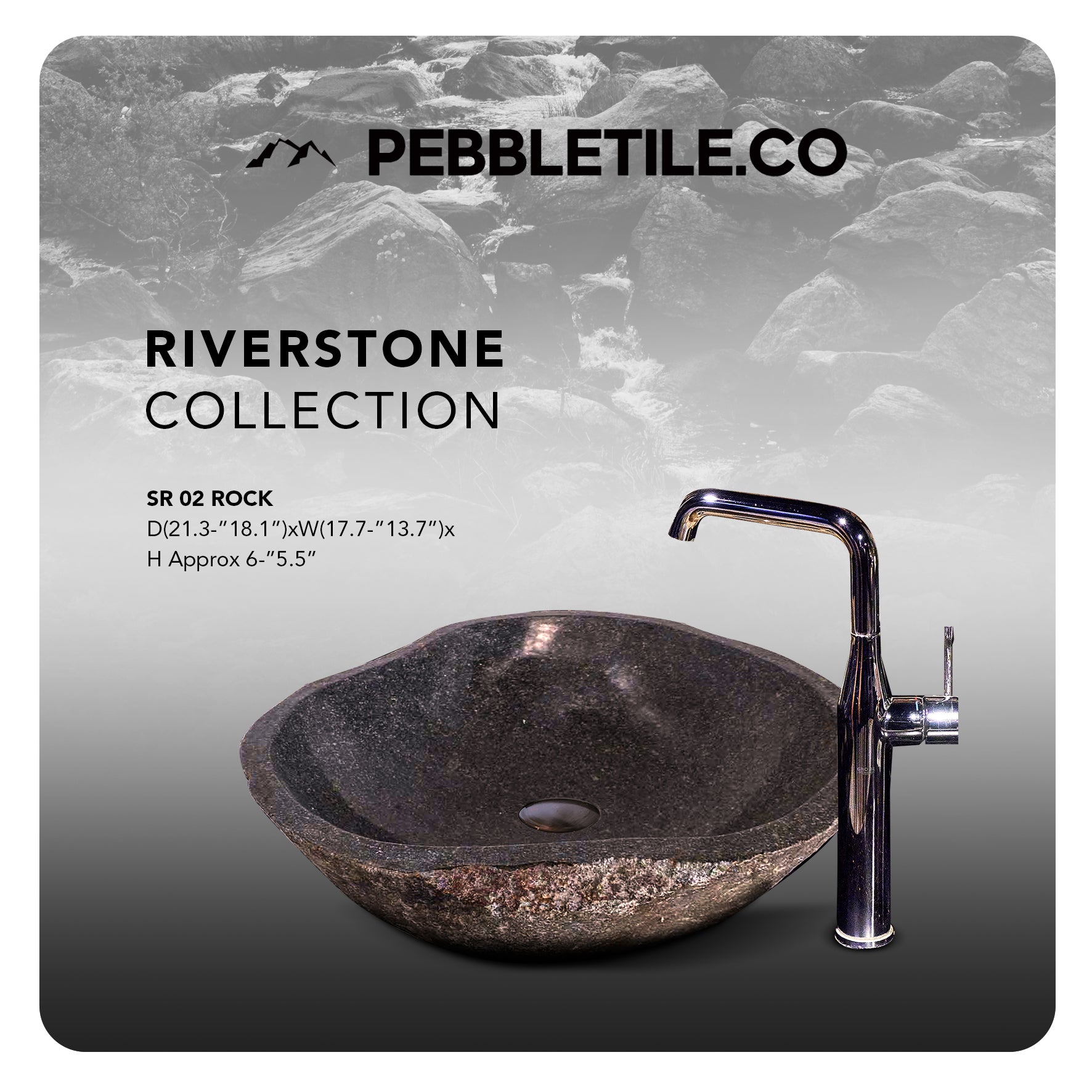 Stone Vessel Sinks and Basin Bowls | Pebble Tile