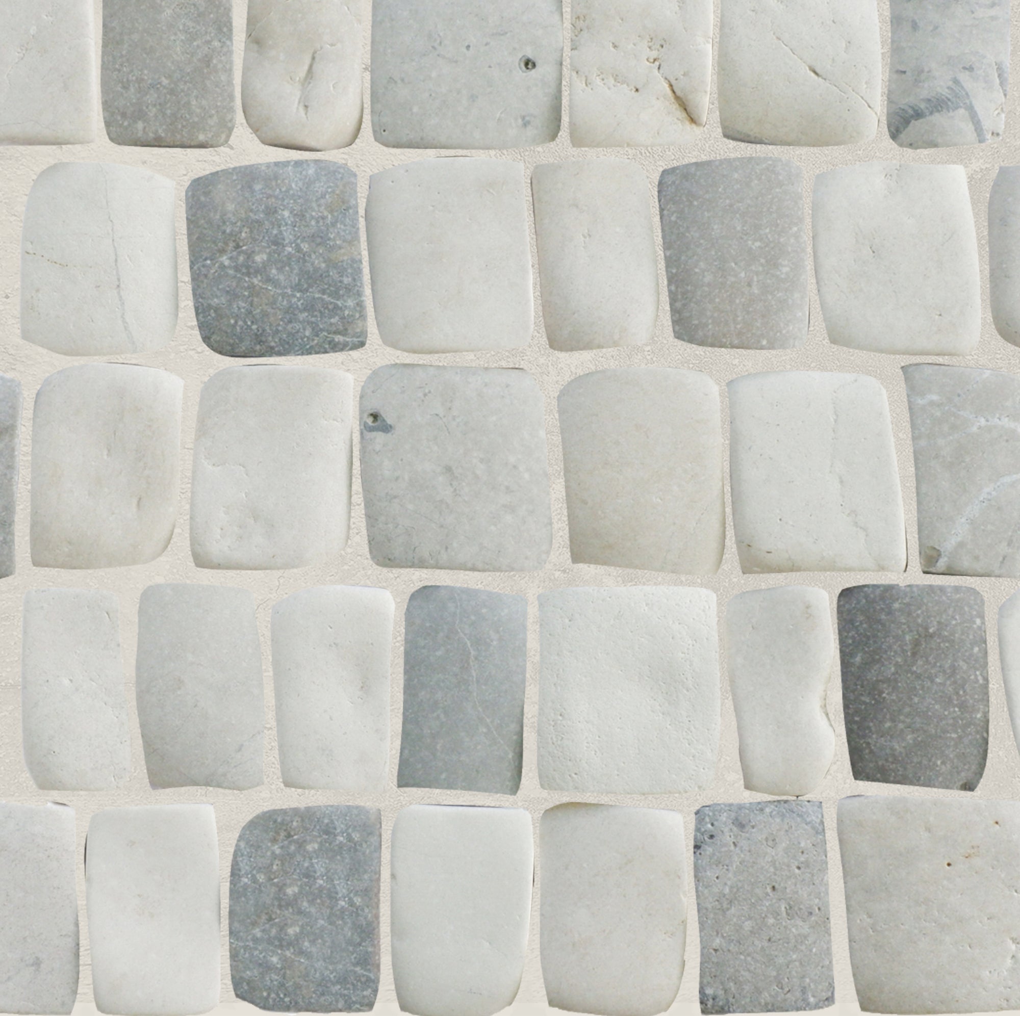 Cloud Stone Mosaic Tile Canine Natural Stone | Pebble Tile
