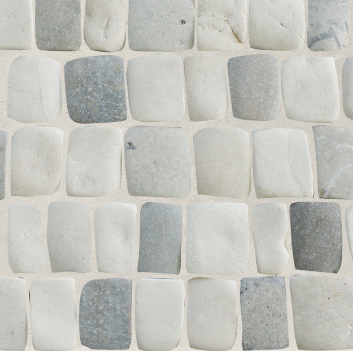 Cloud Stone Mosaic Tile Canine Natural Stone | Pebble Tile