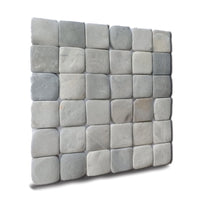 Molar 5 Grey Natural Stone Mosaic Tile | Pebble Tile