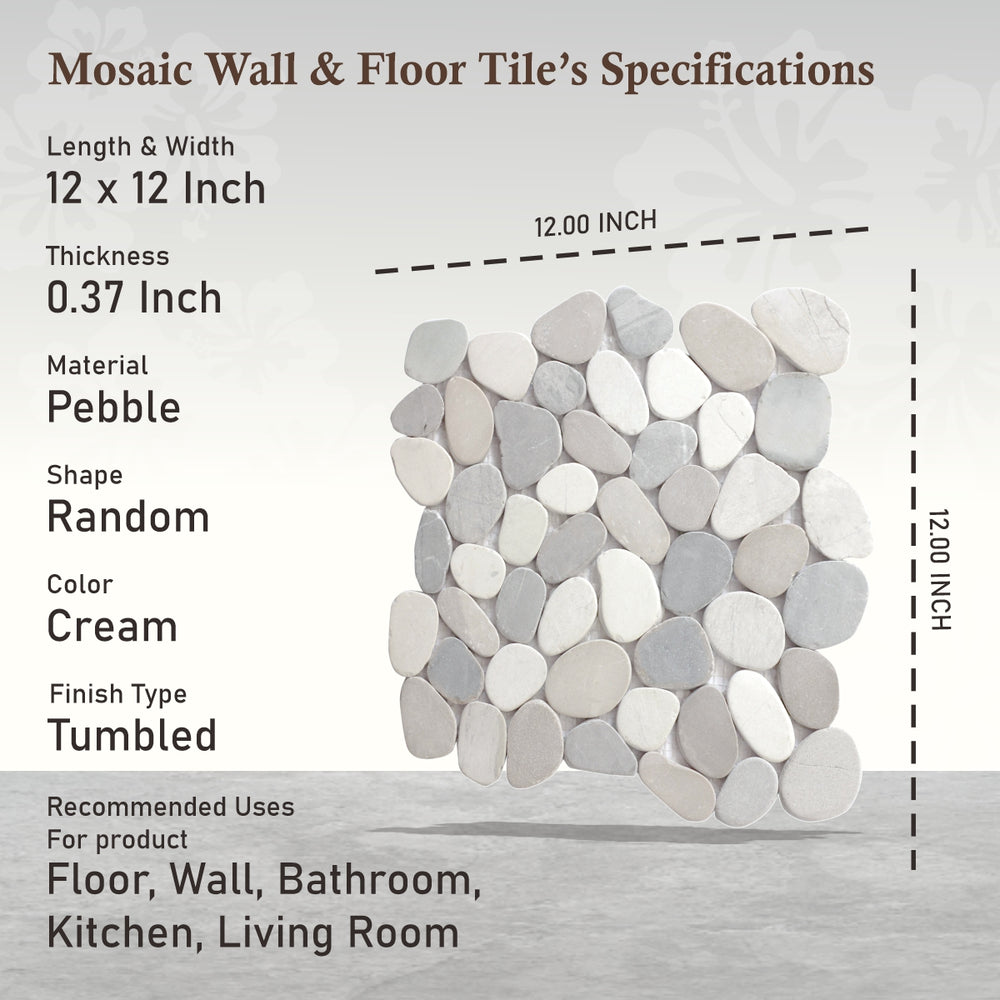 Mix Blend Floor Tile Tiles Collection | Pebble Tile